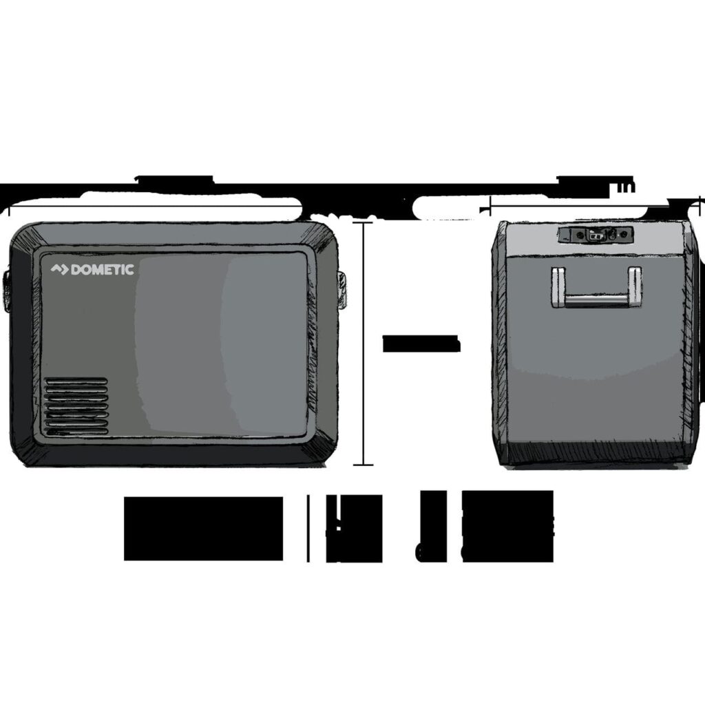 Dometic CFX3 45 Portable compressor cooler, 46 l - BALTIC OVERLANDERS