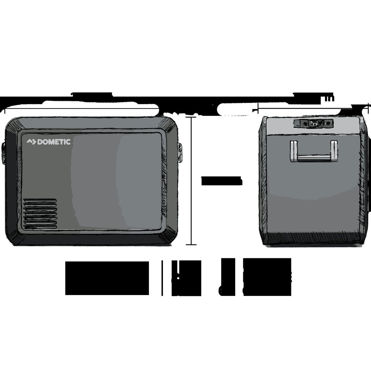 Dometic CFX3 45 Portable compressor cooler, 46 l - BALTIC OVERLANDERS